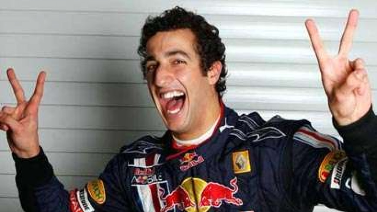 Australian Daniel Ricciardo top in F1 young driver test