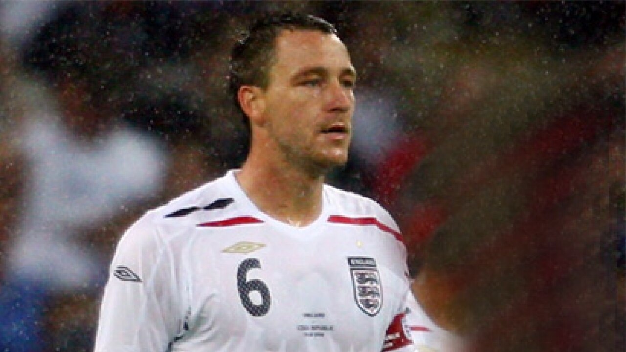 England team right behind John Terry: Peter Crouch