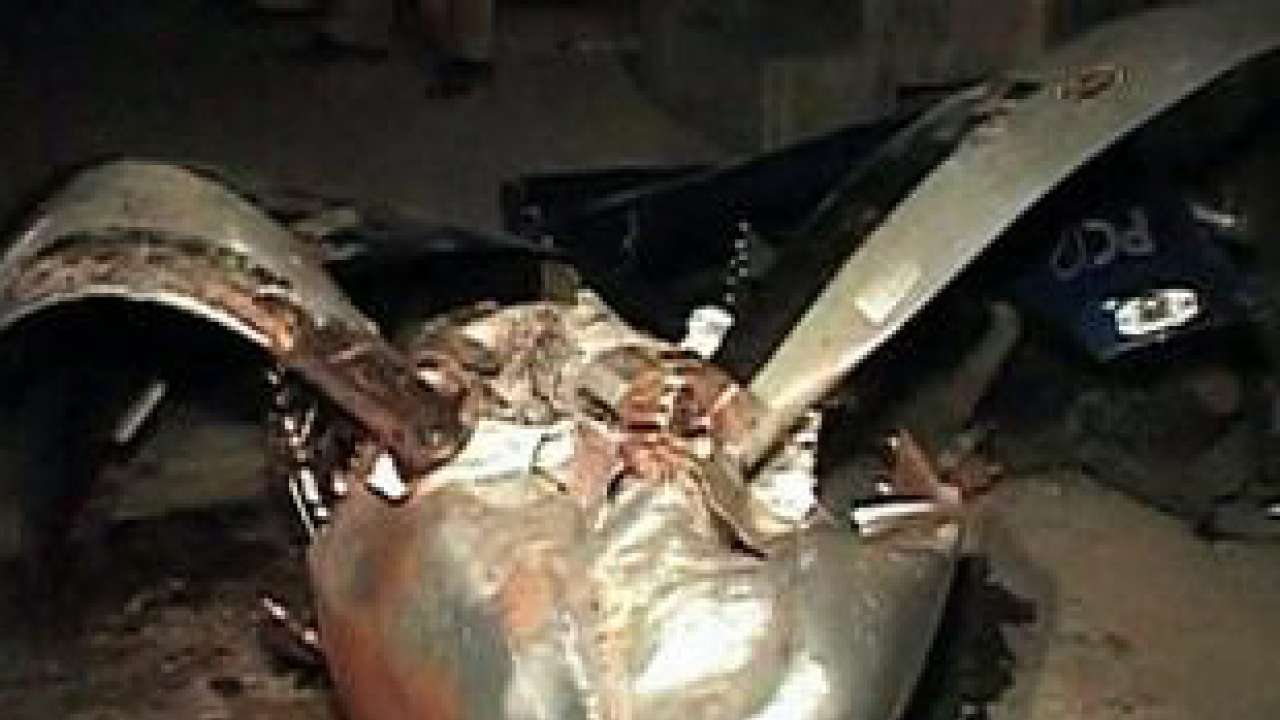 Visuals of Faridabad plane crash