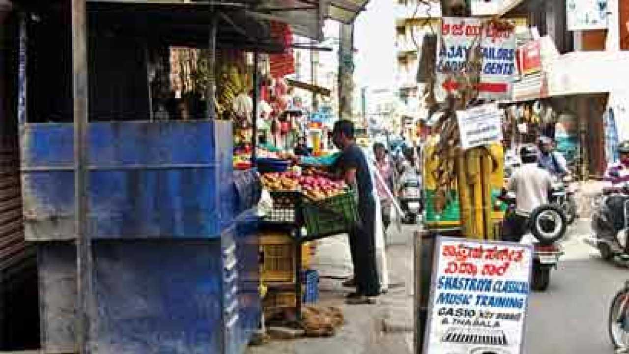 Encroachment is the norm here