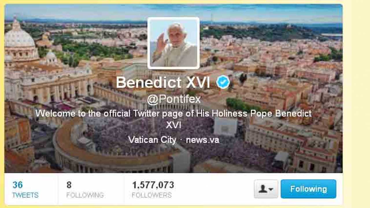 Pope's 'short-lived' Twitter account to close as he leaves office