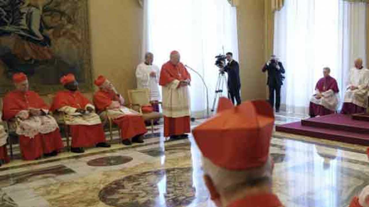 No Pope or blessing as cardinals gather to elect new pontiff
