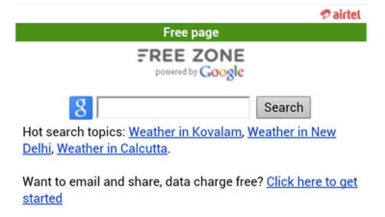 Airtel and Google join hands to provide free internet for mobile users ...