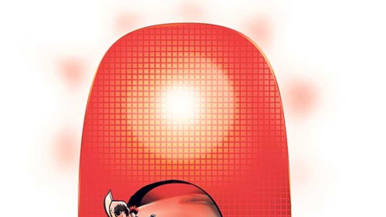 Red light for beacons on VIP vehicles