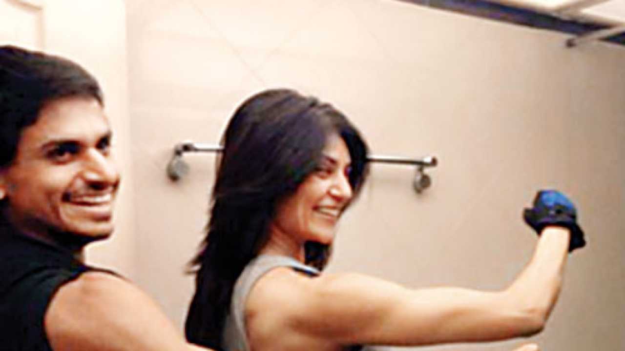 Secret behind Sushmita Sen's workout