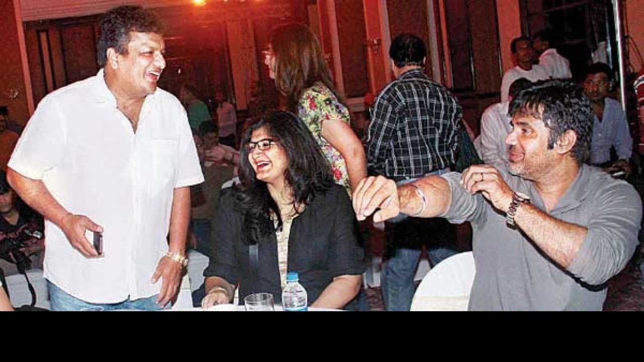 Suniel Shetty-Sanjay Gupta reunite