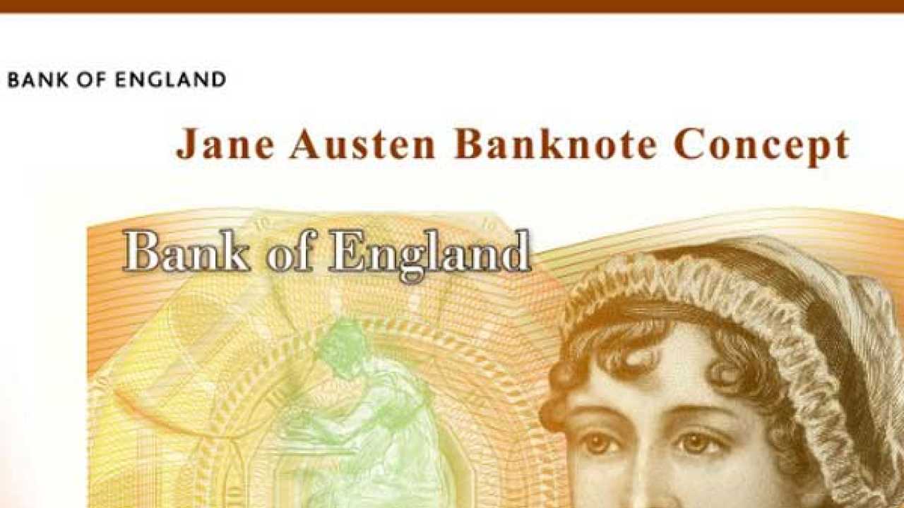 Jane Austen to grace Bank of England's 10-pound note