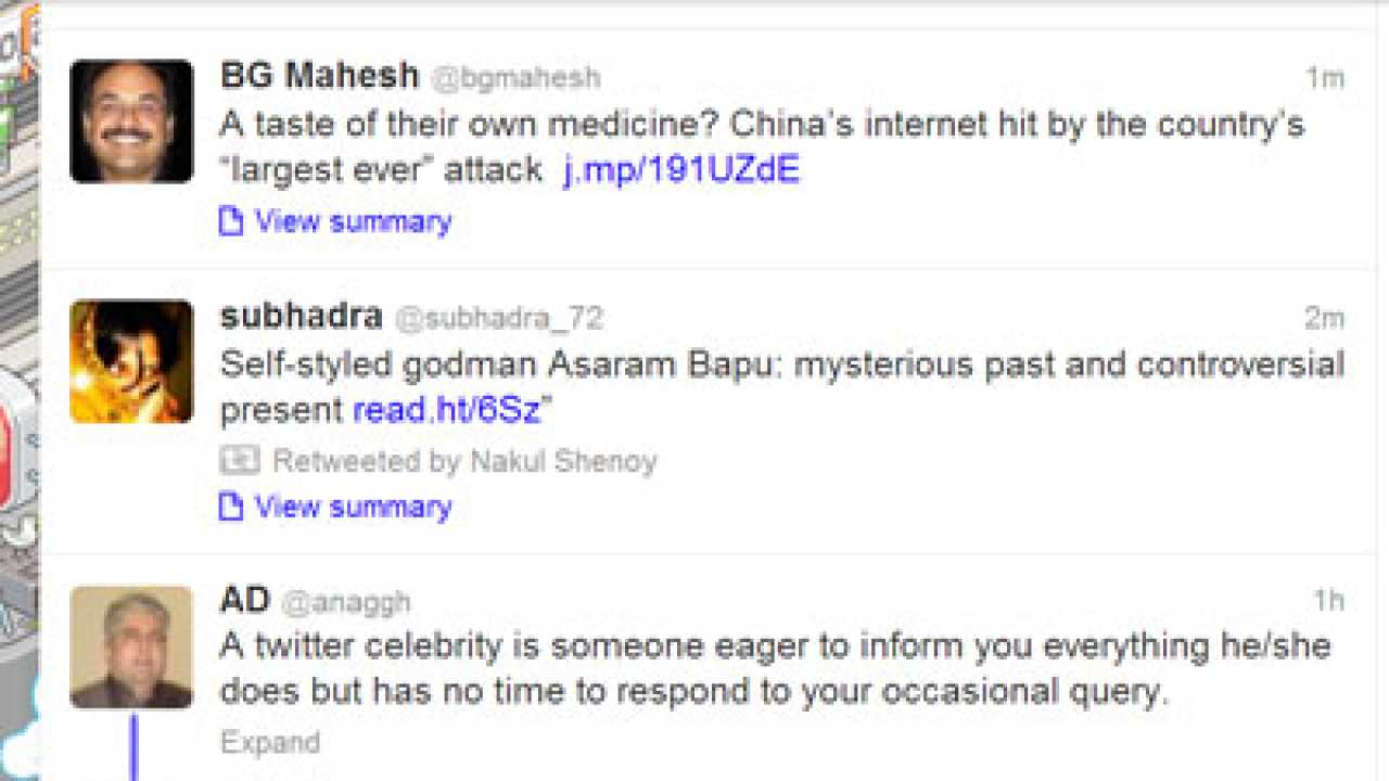 Blue line: Twitter's attempt to make conversations easier to follow