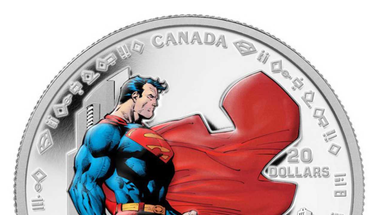 Superman coins unveiled in Canada to celebrate superhero's 75th birthday