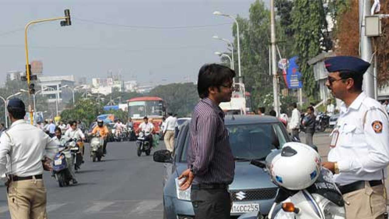 Mumbai's traffic police are also often on the receiving end