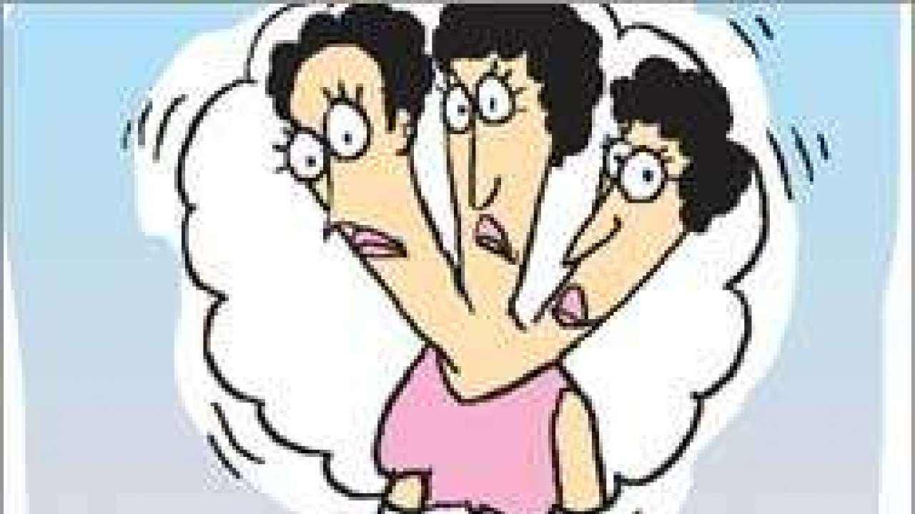 ‘Three-headed’ woman stalks Navi Mumbai psyche