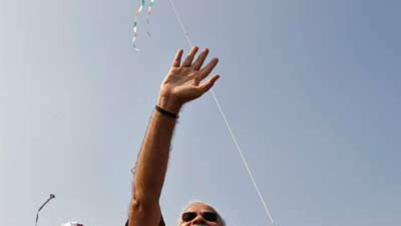Narendra Modi inaugurates International Kite Festival in Gujarat