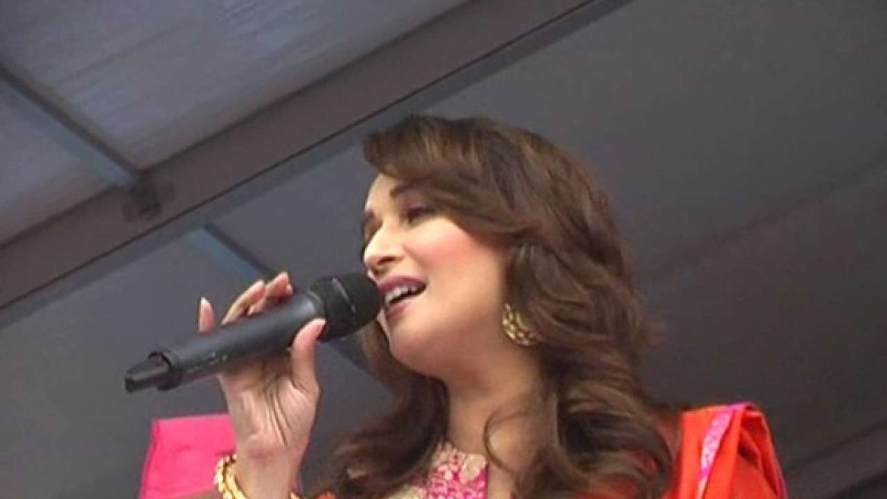 Madhuri Dixit launches music of 'Gulaab Gang' co-starring her old arch ...