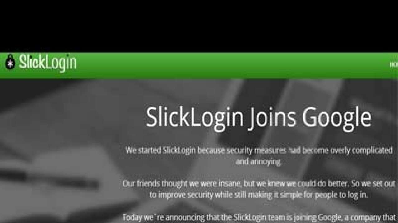 Google acquires Israeli security startup SlickLogin