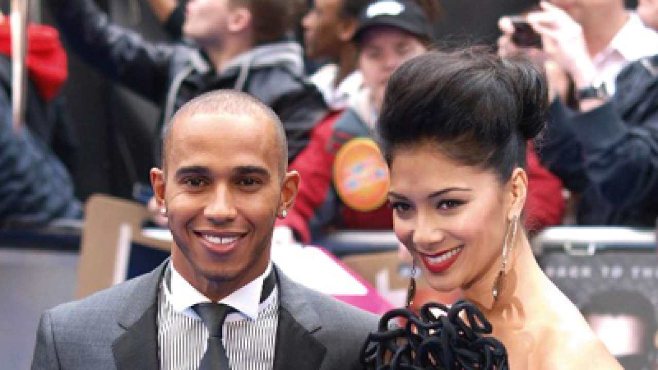 Nicole Scherzinger and beau Lewis Hamilton meet Pope Francis