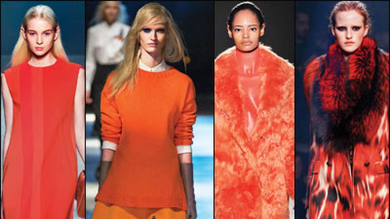 Orange is the new black in fashion circles!