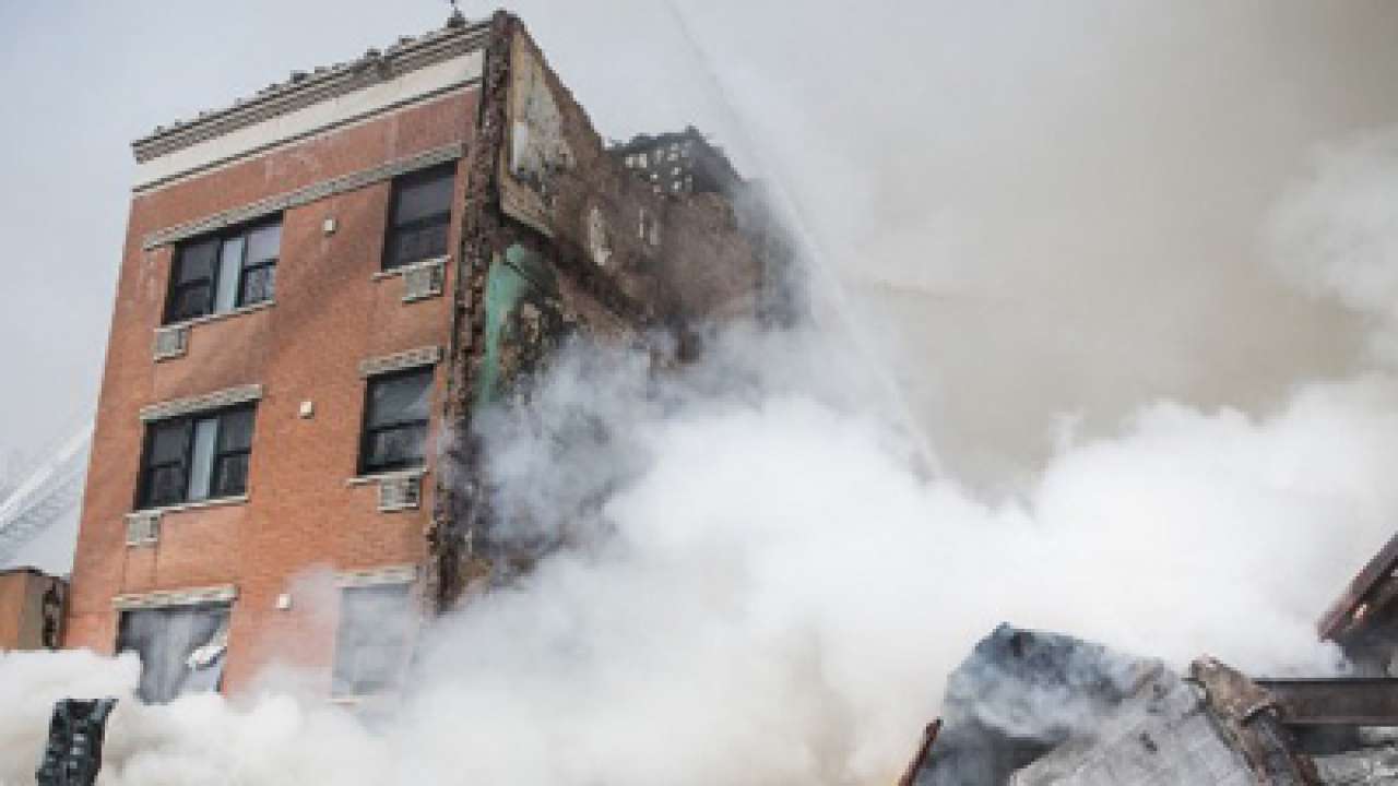 New York building explodes and collapses, 2 dead, 16 injured