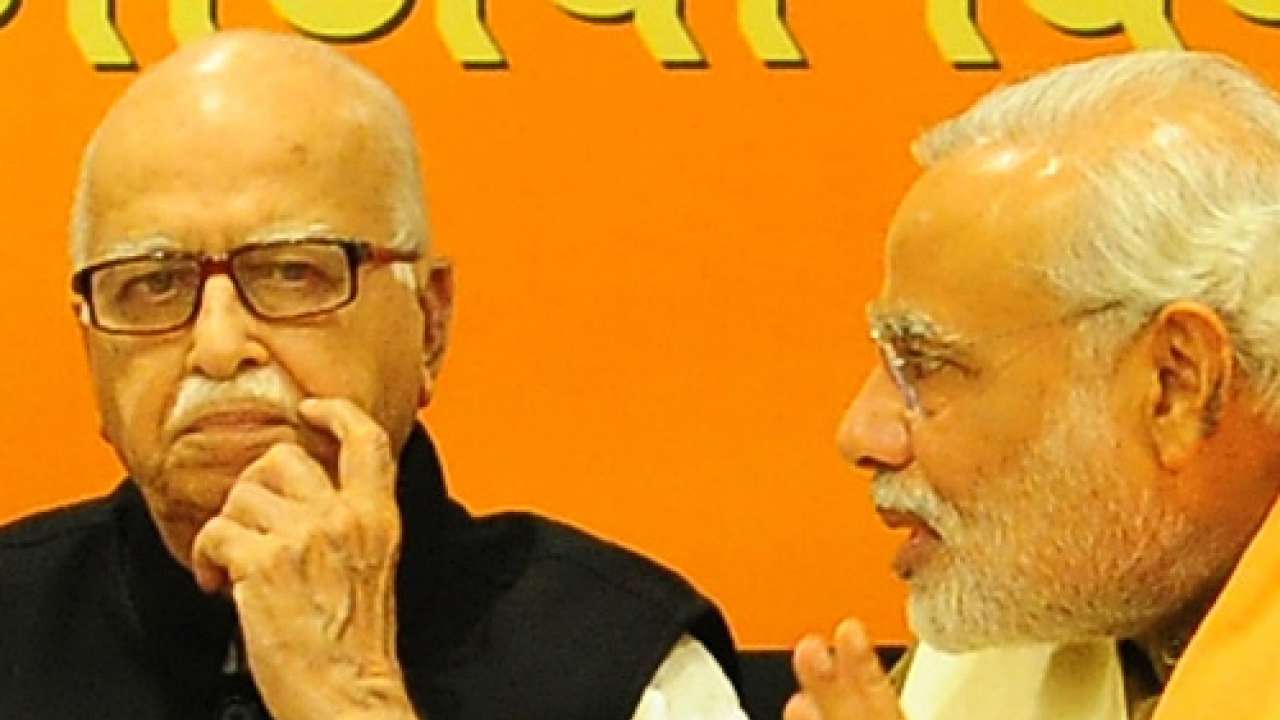 Narendra Modi meets LK Advani over Lok Sabha seat