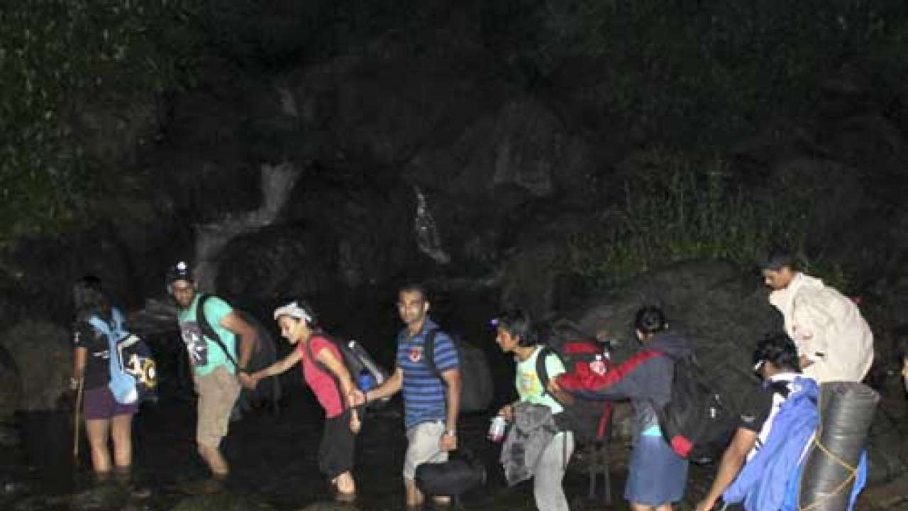 Large number of women hikers go for moon light treks in Pune