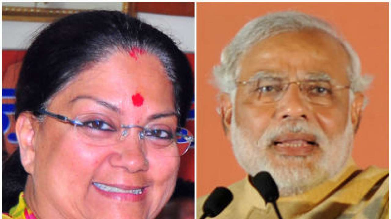 Vasundhara Raje meets Narendra Modi