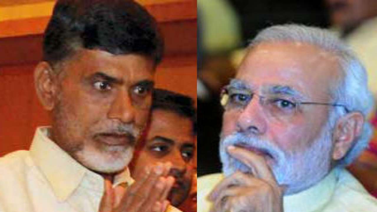 Chandrababu Naidu meets Narendra Modi before his swearing-in