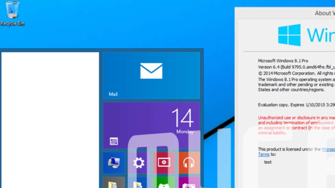 Leaked Windows 9 screenshots show return of Start Menu