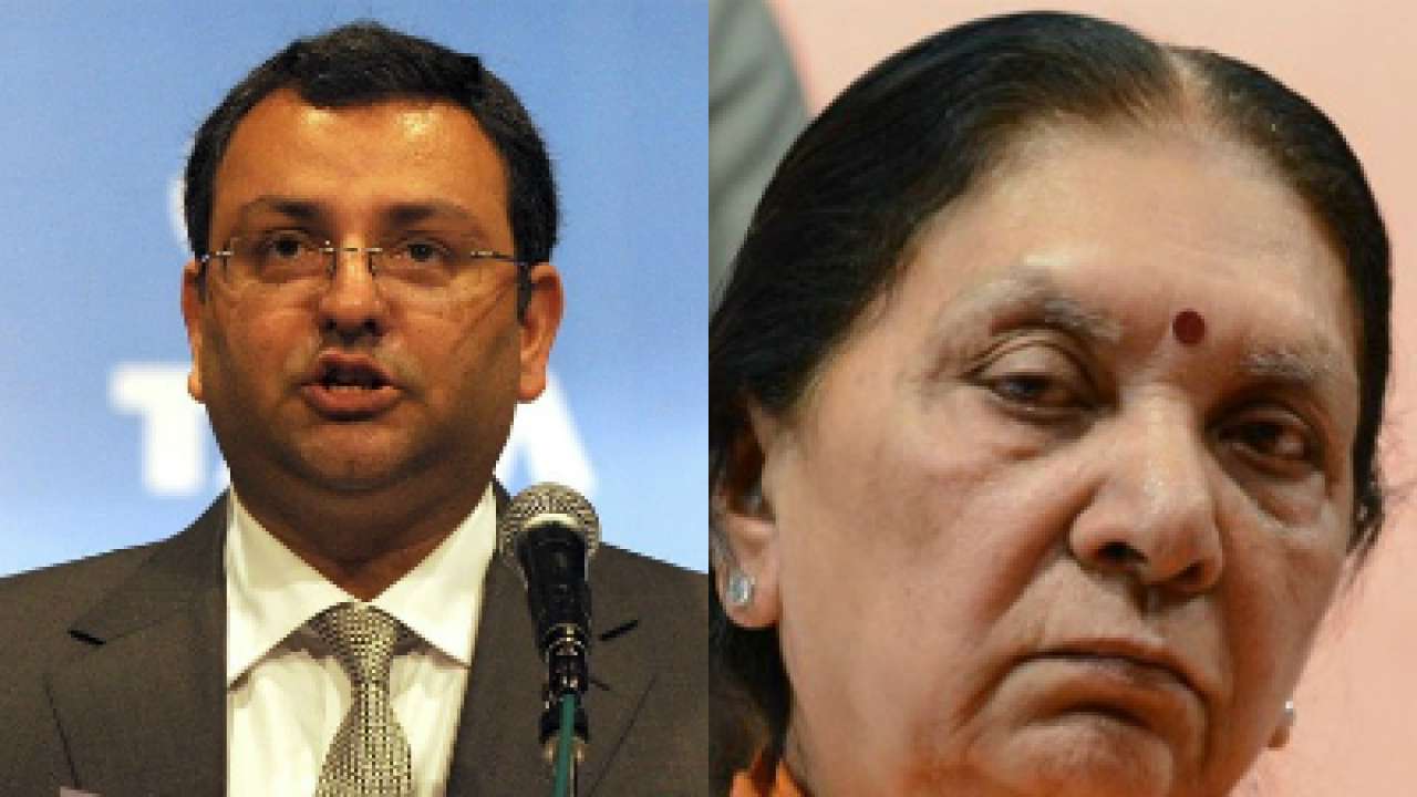 Tata Group Chairman Cyrus Mistry meets Gujarat CM Anandiben Patel