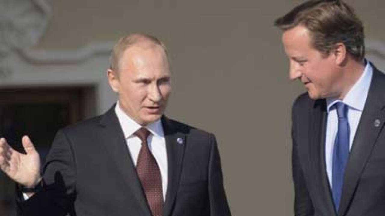 British Prime Minister David Cameron says Europe must stand up to Putin