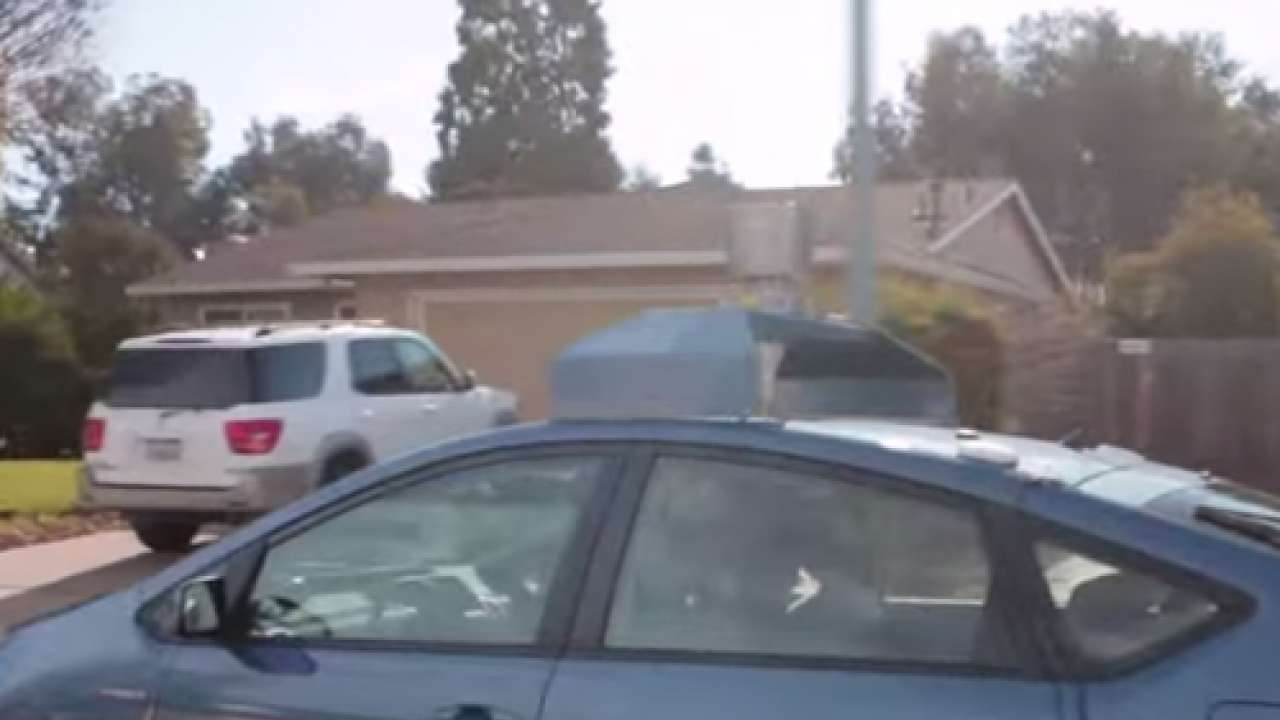 Look, no hands! Test driving a Google car