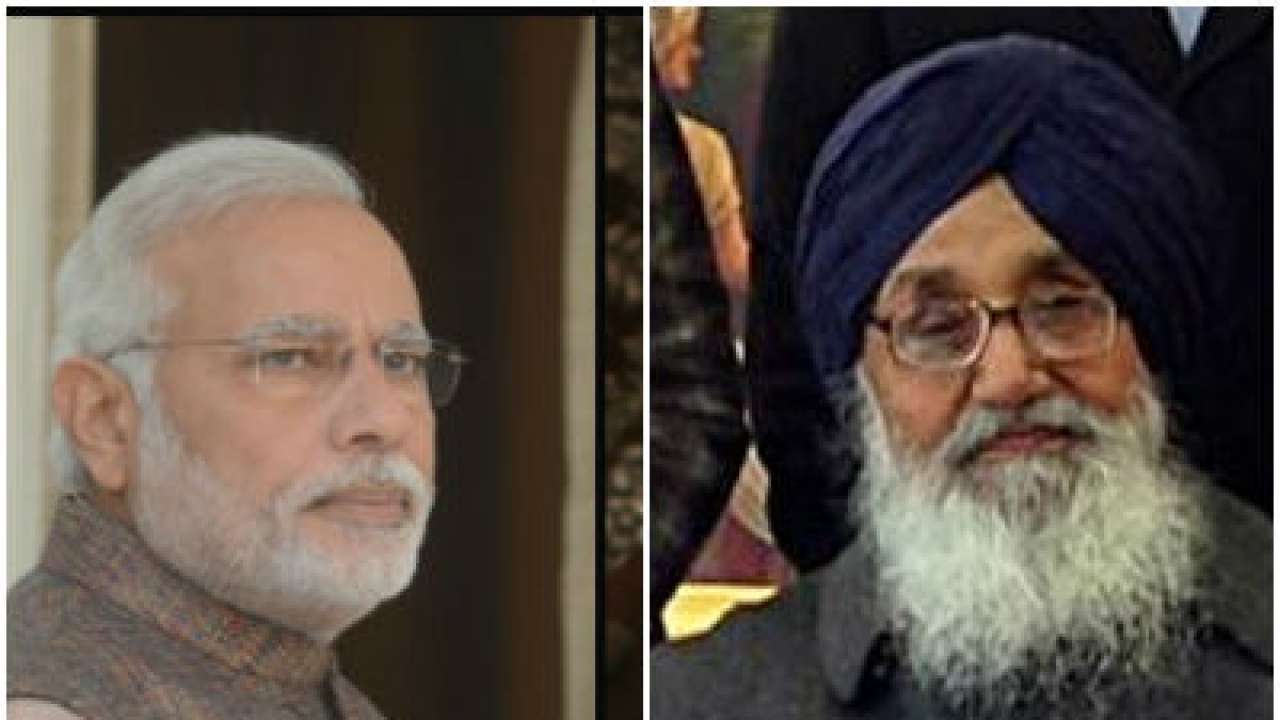 Punjab CM Parkash Singh Badal asks PM Narendra Modi to ensure safety of ...