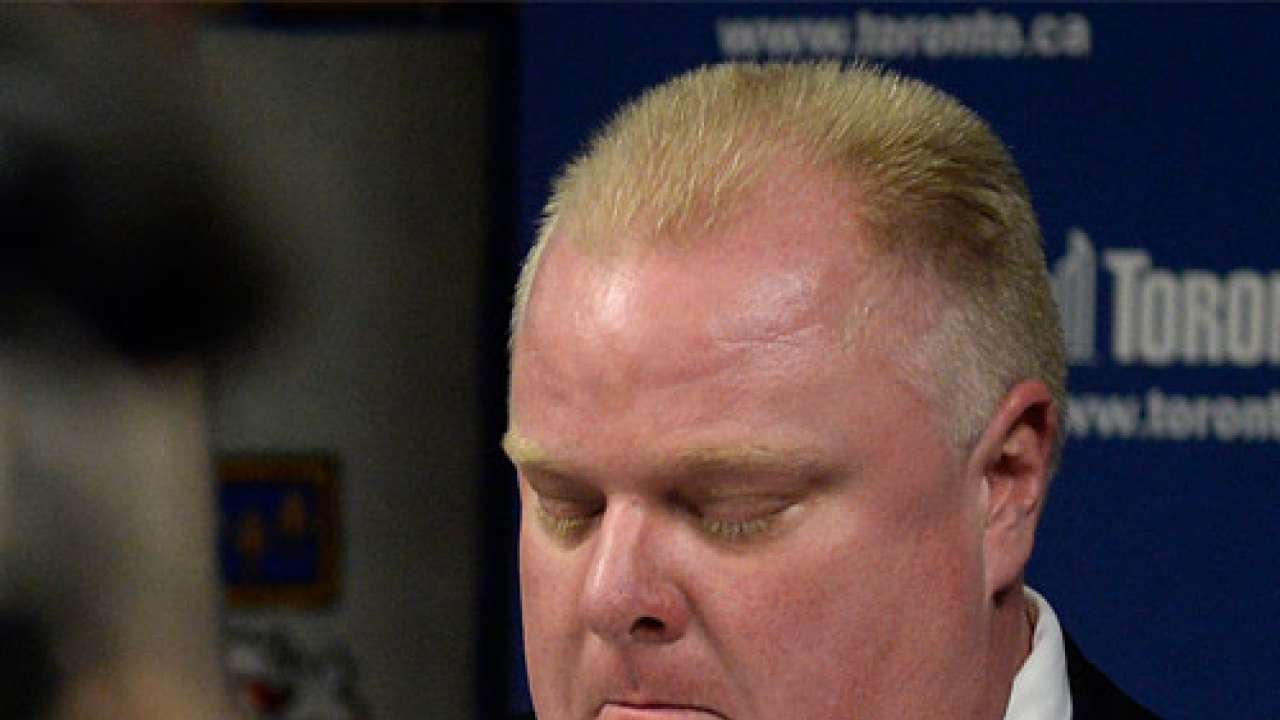 Toronto Mayor Rob Ford diagnosed with rare, difficult cancer
