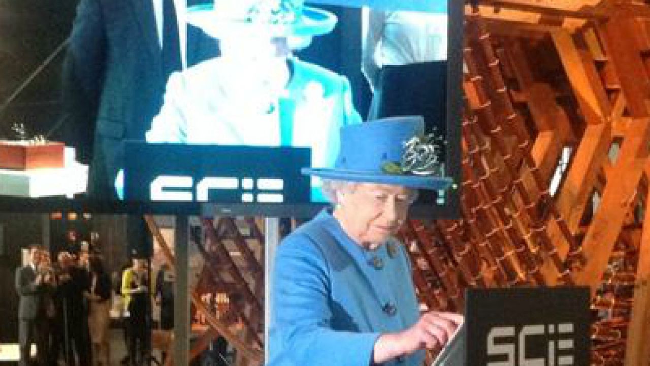 Britain's Queen Elizabeth sends her first tweet