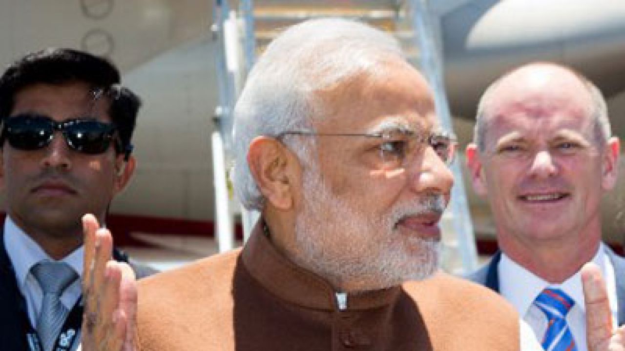 PM Narendra Modi arrives in Australia; to highlight black money issue ...