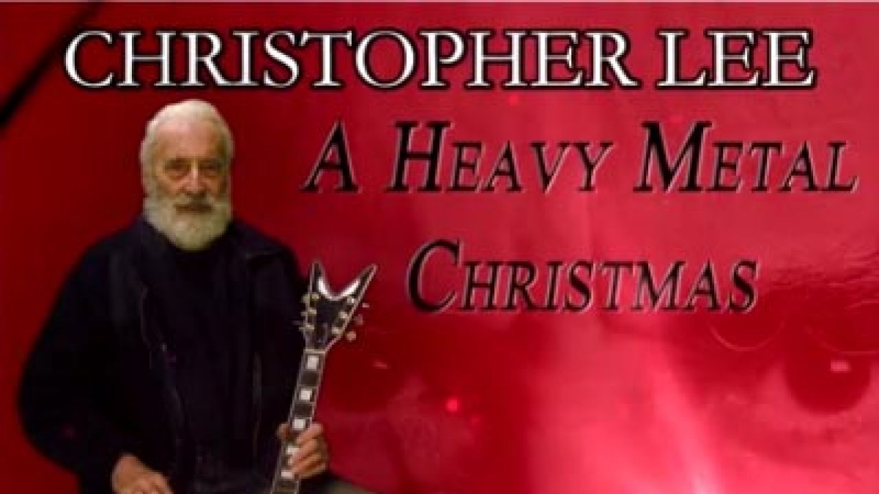Actor Christopher Lee unveils heavy metal Christmas single at age 92