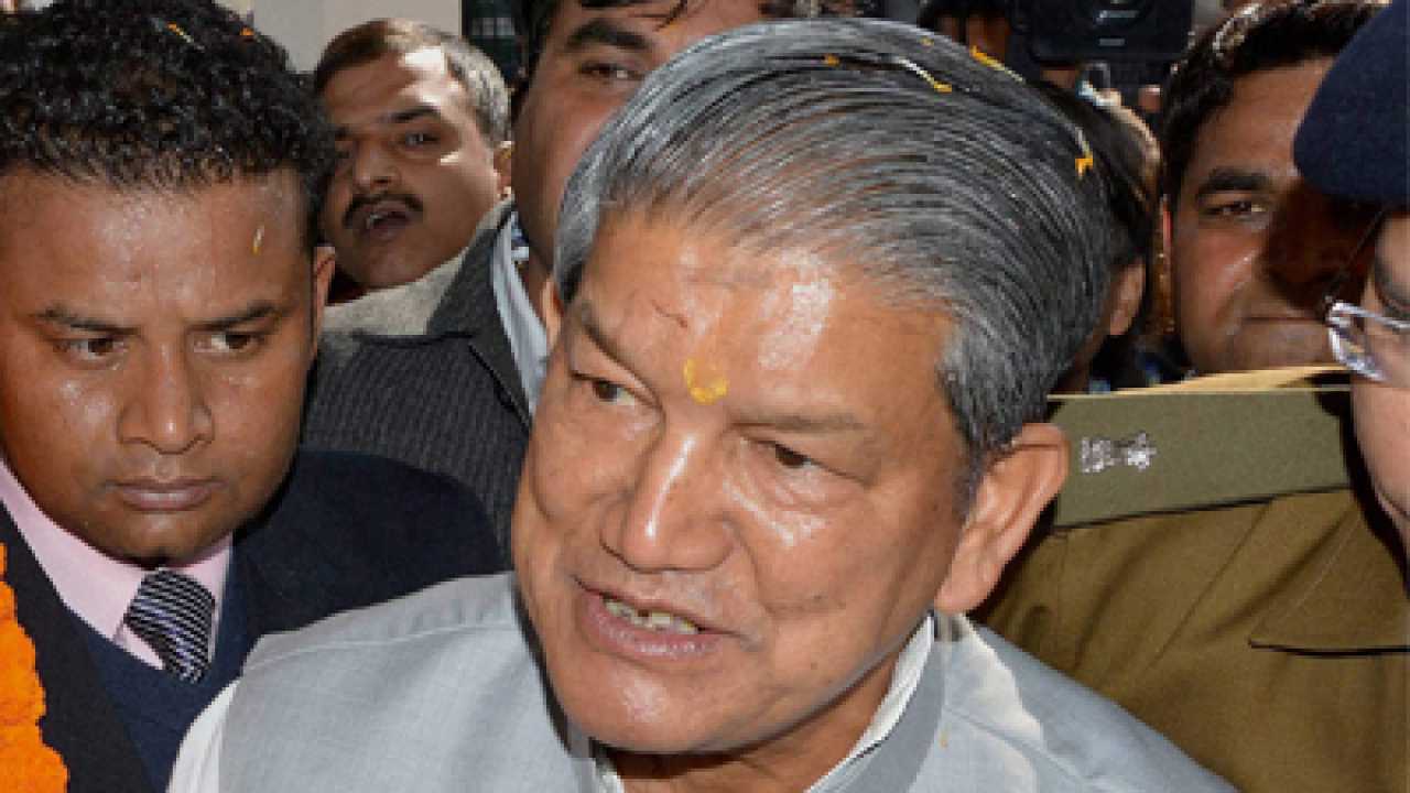 Harish Rawat inspects ongoing redevelopment work at Kedarnath