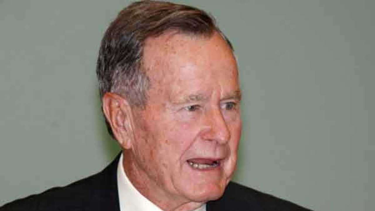 Former President Bush, 90, hospitalized for shortness of breath