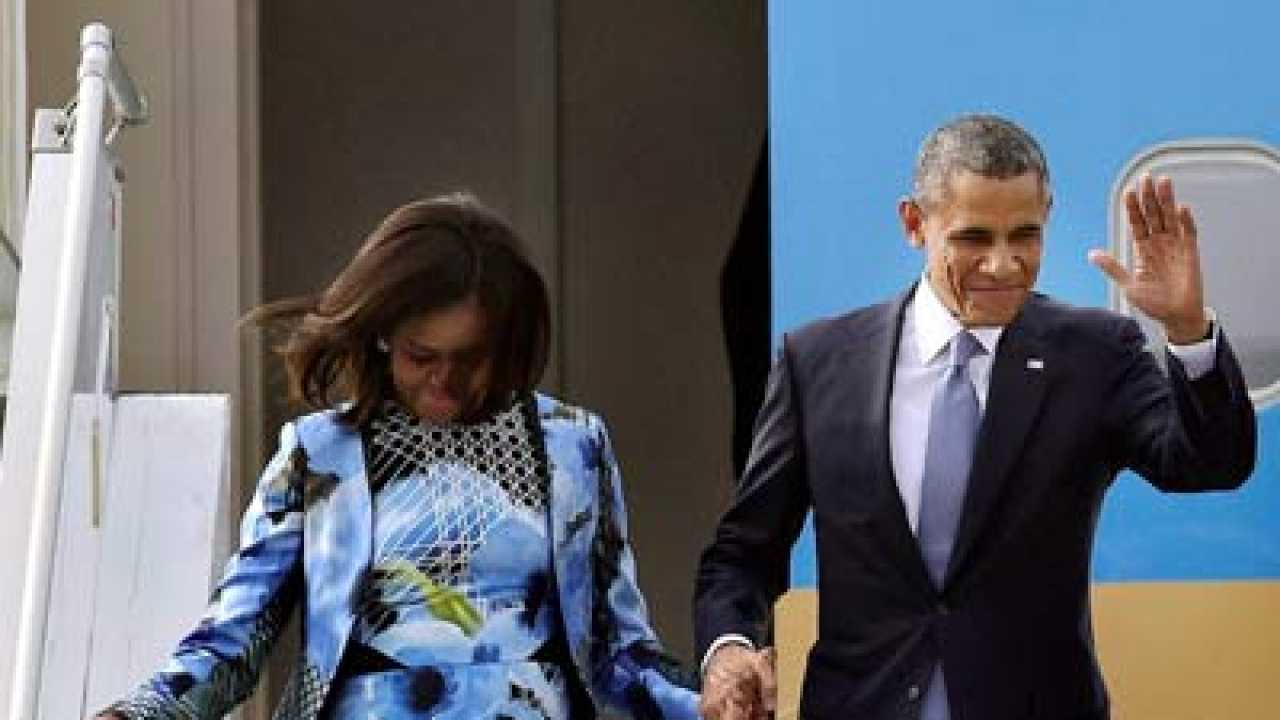 Michelle Obama wears Indian designer Bibhu Mohapatra's outfit