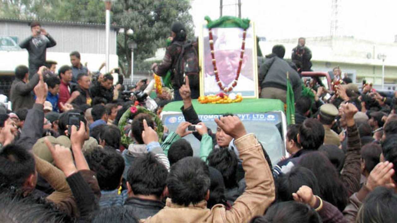 Ghising's body reaches Darjeeling amid tight security, to be cremated ...