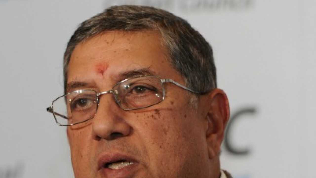 N Srinivasan attends BCCI meet