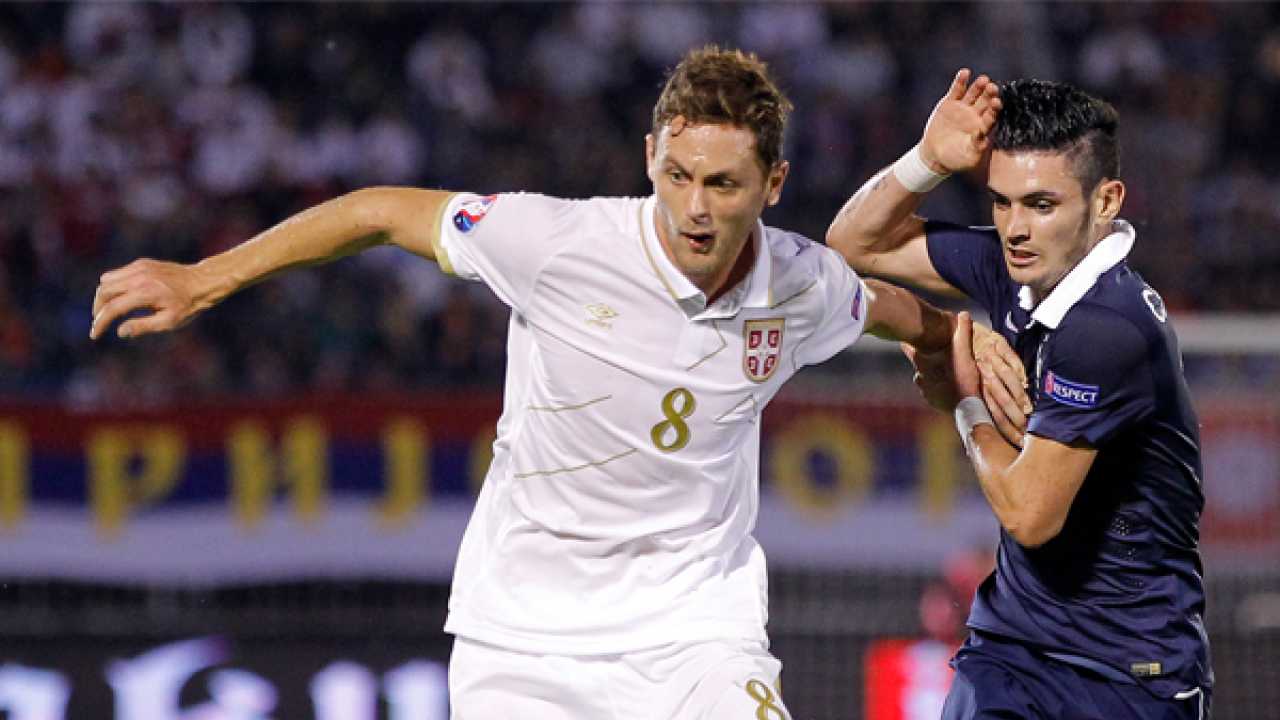 Matic shines on another gloomy night for Serbia