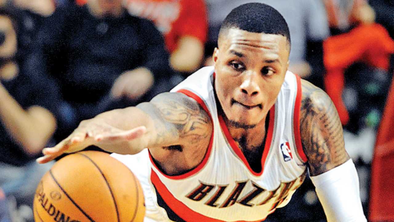 Damian Lillard set out to leave a trail with Blazers