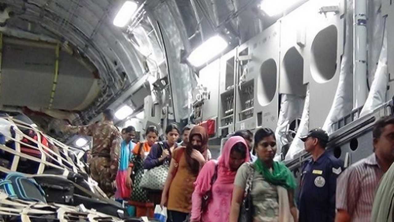 Operation Raahat: Over 350 Indian nationals return from strife-torn ...