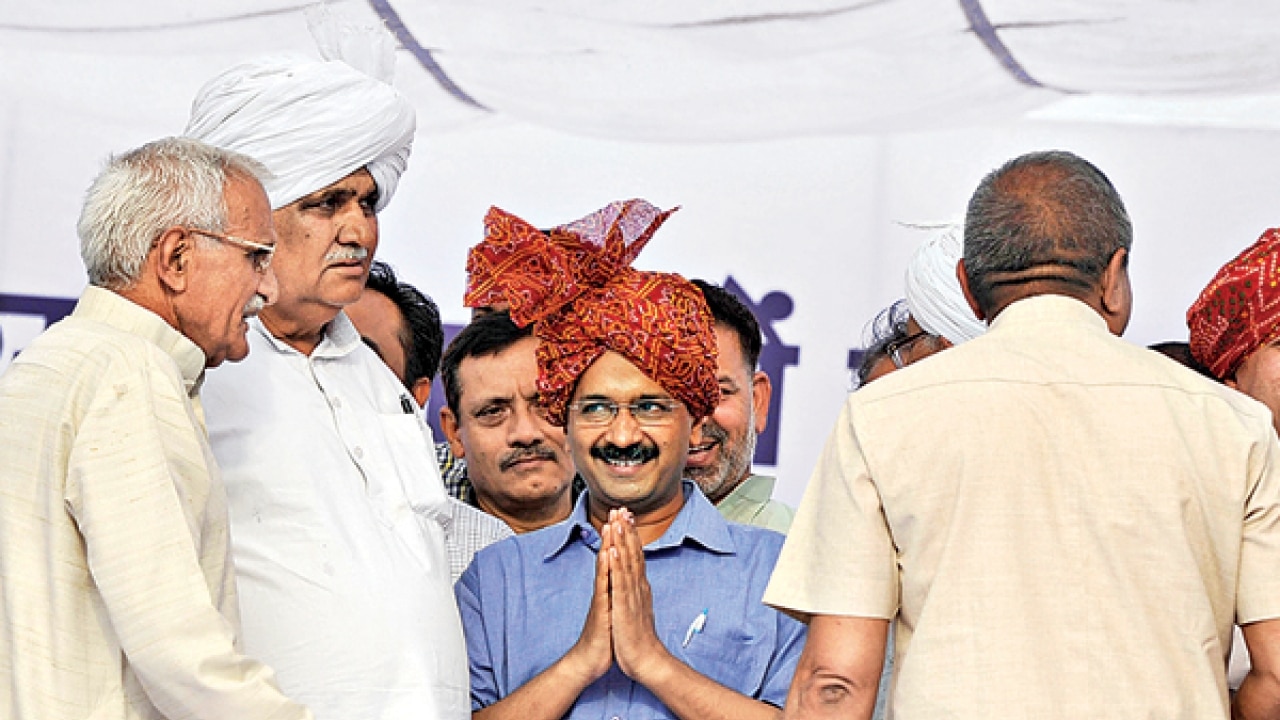 Arvind Kejriwal ups farmer relief by Rs 20,000 per acre