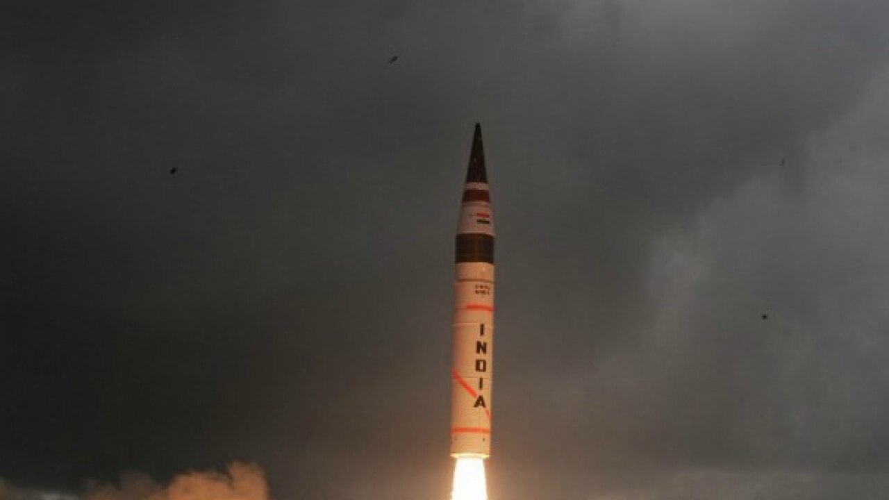 Nuclear-capable Agni III ballistic missile test-fired