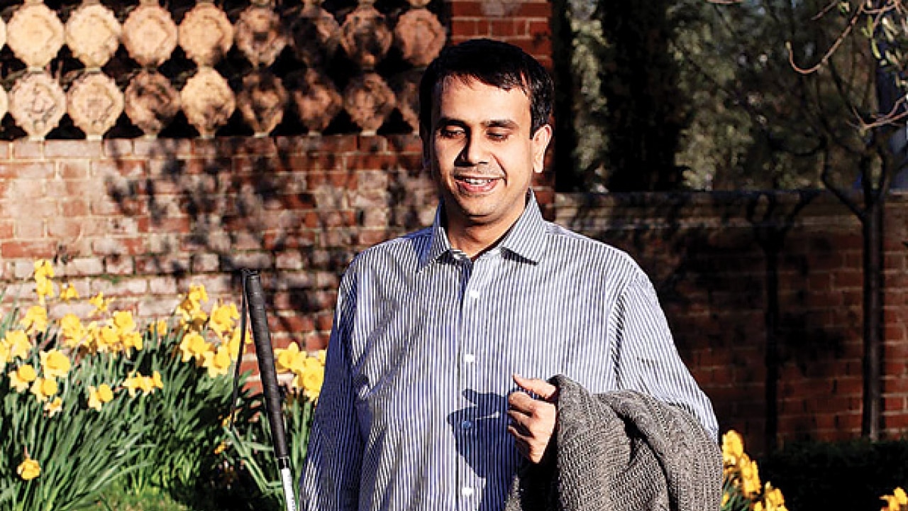 No sight, but a lot of vision: Ashish Goyal, first visually challenged ...