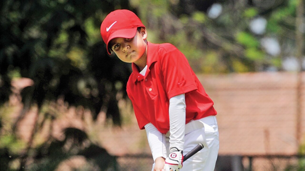 Aryaman Singh's got an eye for birdies and eagles