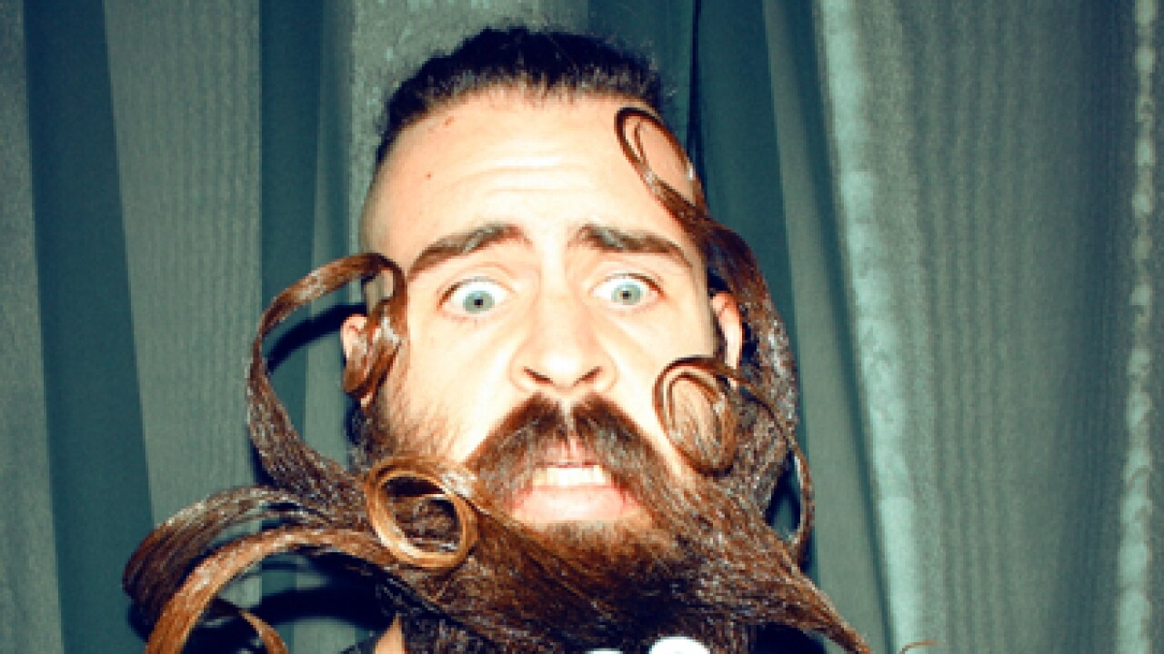 As beard as it gets: Meet Isaiah Webb, who styles his 17-inch-long ...