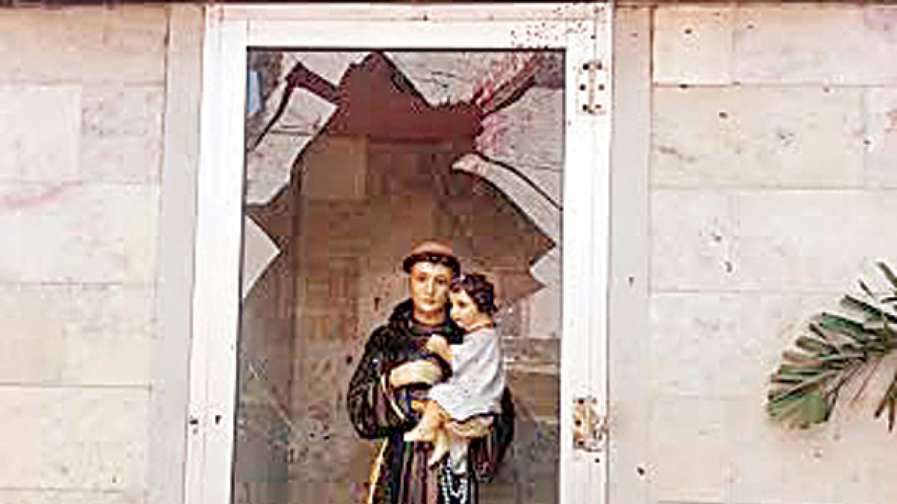 One arrested for vandalising statue in Bhandup church