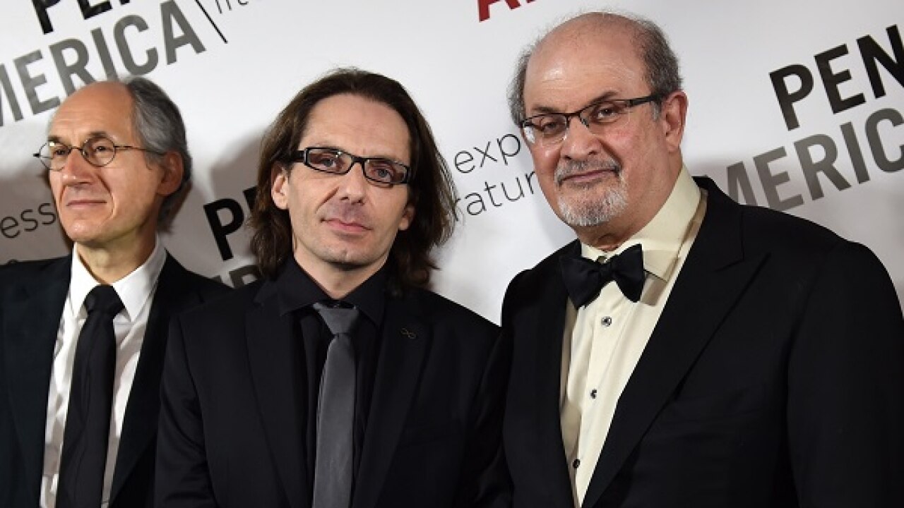 French satirical weekly Charlie Hebdo is honored in New York under ...