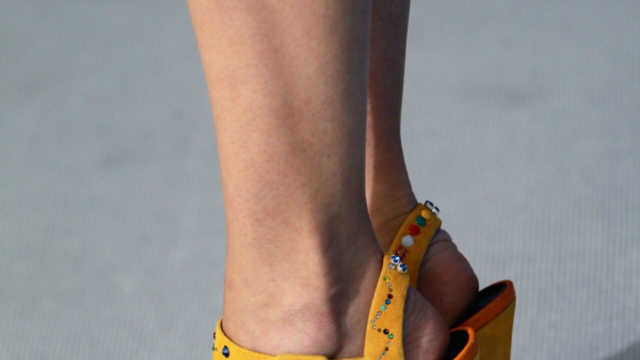 Injury rates from wearing high-heeled shoes have doubled, according to ...